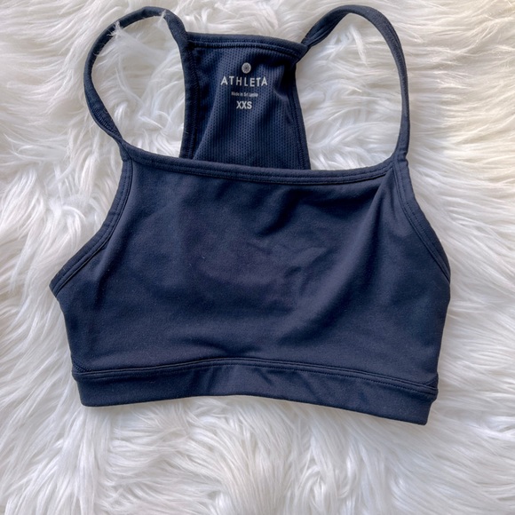 Athleta | Intimates & Sleepwear | Athleta Navy Blue Razorback Sports ...
